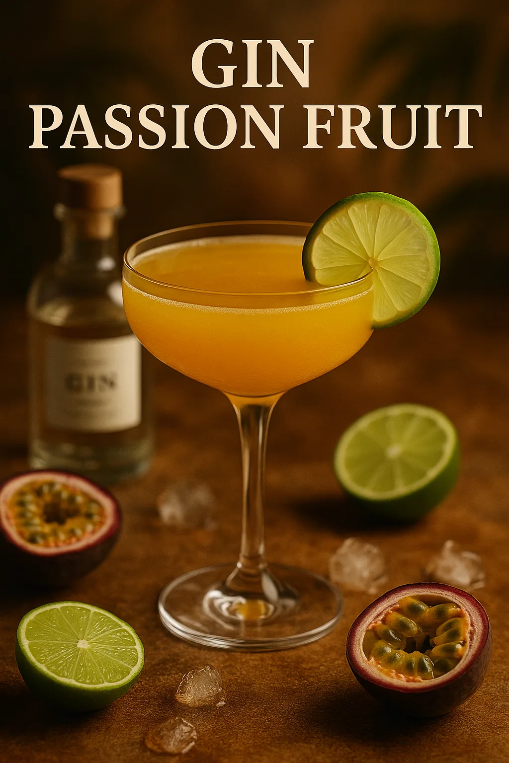 Tropical Gin Passion Fruit Cocktail – Easy & Refreshing Recipe